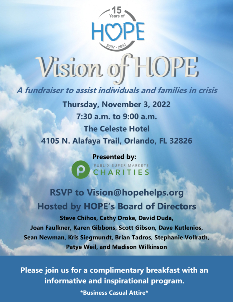 Vision of HOPE – HOPE Helps
